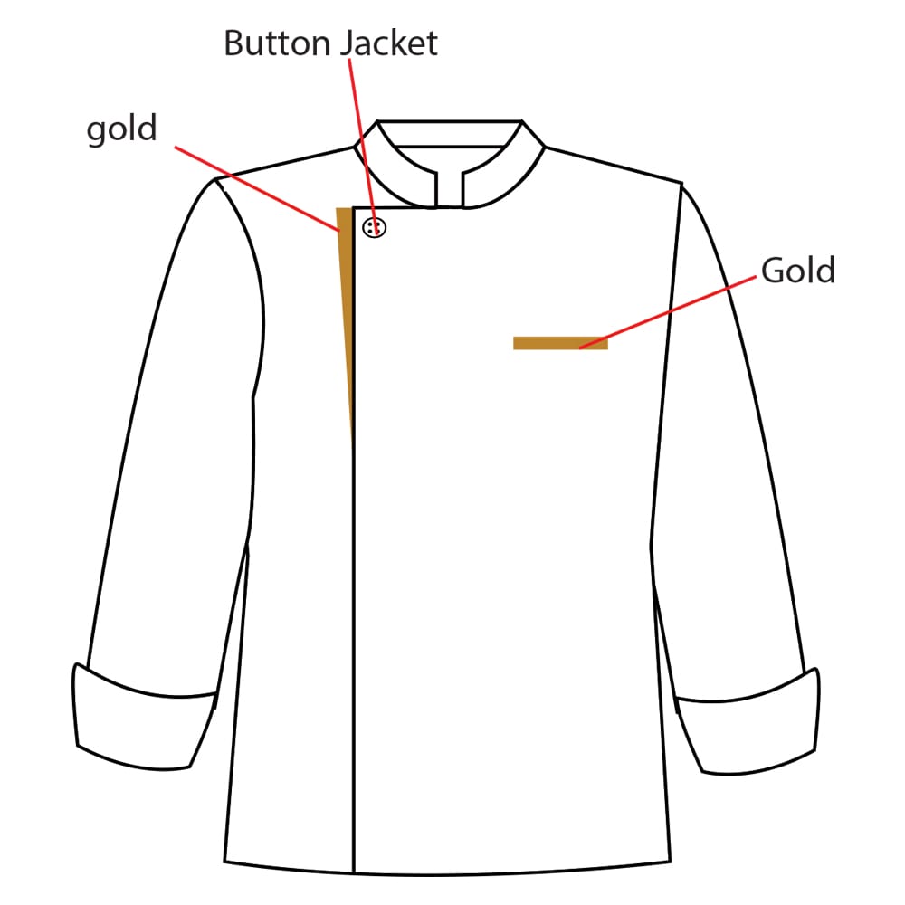 Chef Uniform (RKURSU8) - RK Uniforms