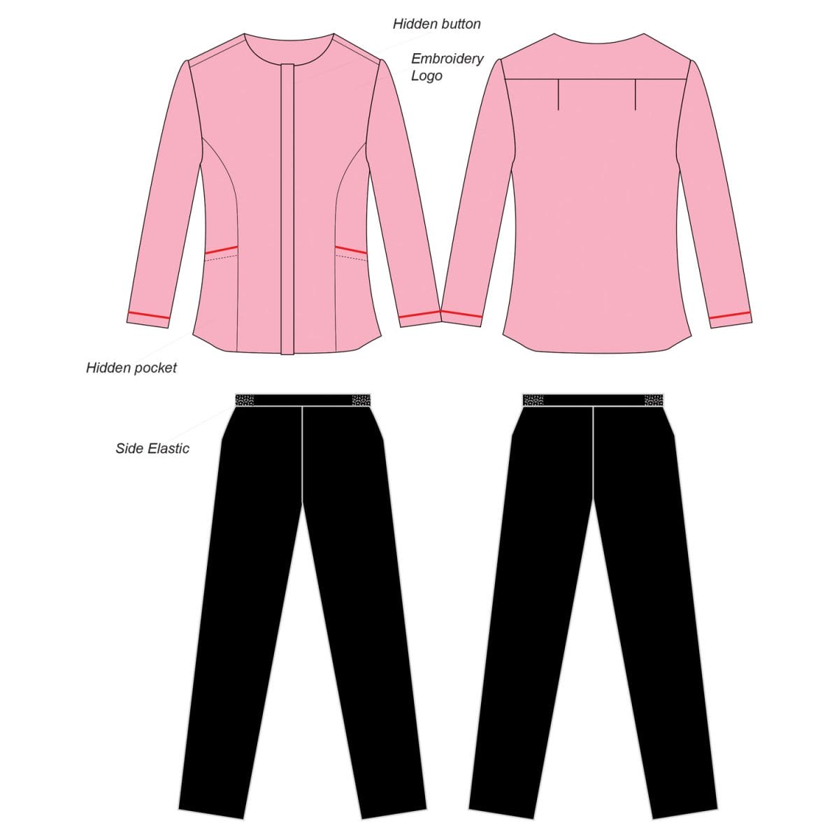 Custom Medical, Hospital & Clinic Uniforms Tailor - RK Uniforms